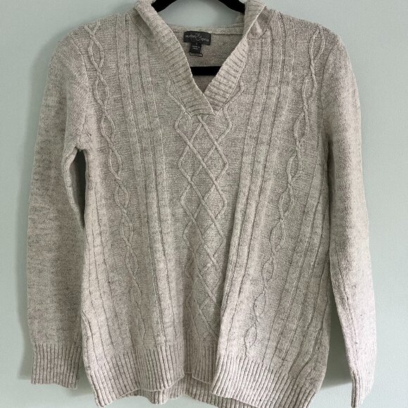 Market & Spruce | Sweaters | Market Spruce Womens Wool Sweater With ...